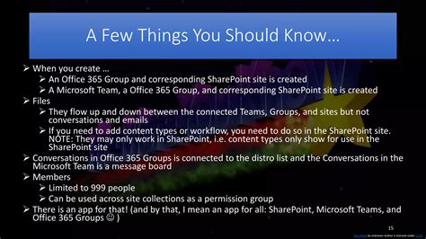 Sharepoint Vs Microsoft Teams Vs Office 365 Groups What Should I Use When Pptx Web