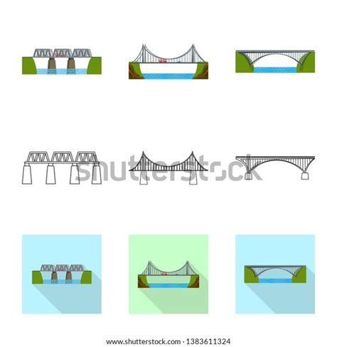 Vector Design Connection Design Icon Collection Stock Vector Royalty