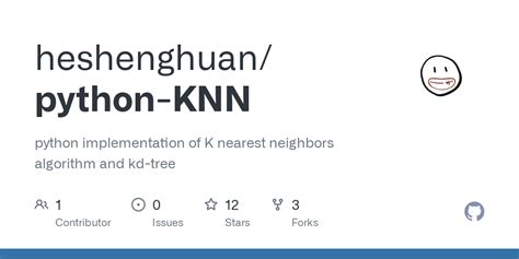Github Heshenghuan Python Knn Python Implementation Of K Nearest Neighbors Algorithm And Kd Tree