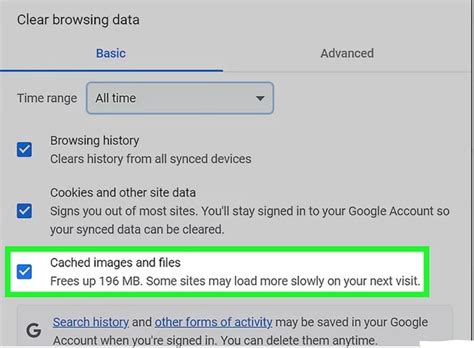 Clearing Browser Cache Exxat