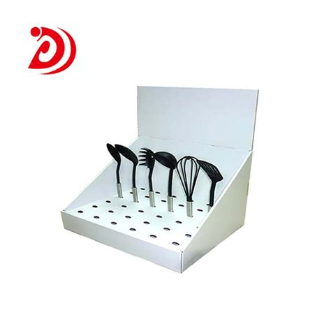 사용자 지정 식기 골 판지 디스플레이 스탠드 의 고품질 사용자 지정 식기 골 판지 디스플레이 스탠드