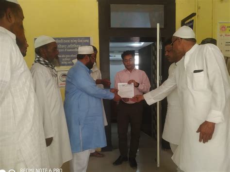 अंजुमन सदर ने राज्यपाल के नाम एसडीएम को सौंपा ज्ञापन खरगोन में