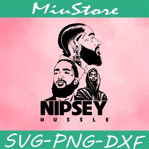 Nipsey Hussle Outline Svg Png Dxf Cricut Inspire Uplift