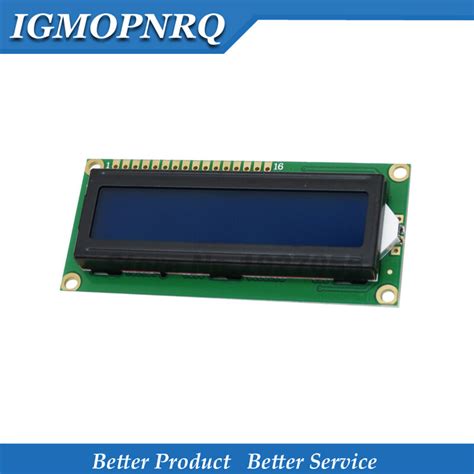 1pcs 5v Lcd 1602 Blue Screen Character Lcd Lcd 1602 Display Module Blue Blacklight New And White