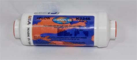 Omnipure K Series Inline Filter 2 X 6 All Calcite And 14 Fnpt Connections
