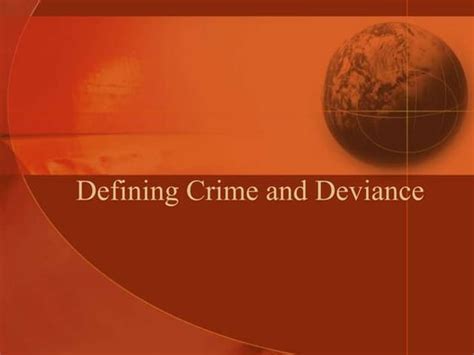 Deviance Ppt Deviance Ppt