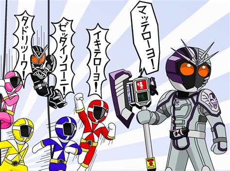 Kamen Rider Delta Kamen Rider Chaser Go Red Go Blue Go Pink And 1