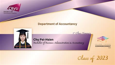 Graduation Classof2023 Cityu Ntu Masterdegree Classof2024 Uiuc Pei Hsien Chu