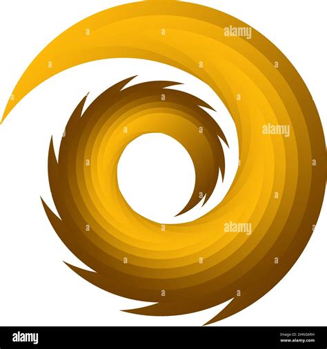 Spiral Swirl Twirl Rotating Segmented Circle Circular Swoosh Circle