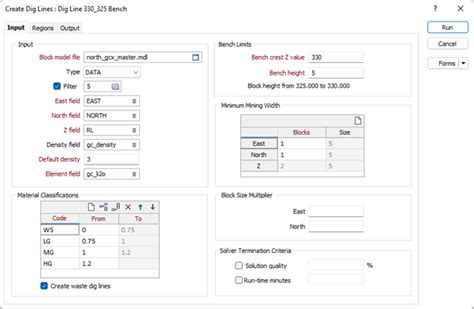 Create Dig Lines Bulk Mining Grade Control And Dig Line Reporting Micromine Origin And Beyond