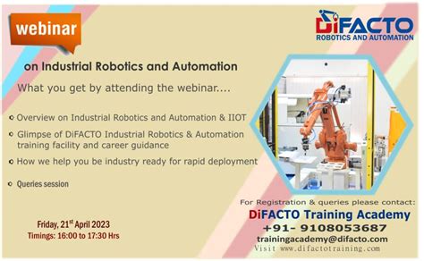 difacto robotics and automation on linkedin webinaralert webinar