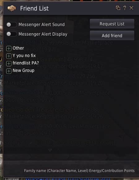 New Ui Still No Delete Group Function Rblackdesertonline