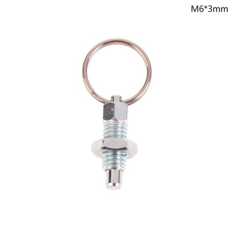 Kingbe Hand Retractable Spring Locating Indexing Pins Index Plungers With Pull Ring Pull Tab