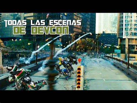 Transformers DOTM Todas Las Escenas De Devcon Magnus TF YouTube