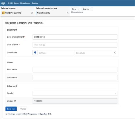 Can Not Create Section Form In Tracker Capture Support Assistance Technique Dhis2 Community