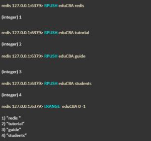 Redis LRANGE Application For Retrieving Desired Data From A Database