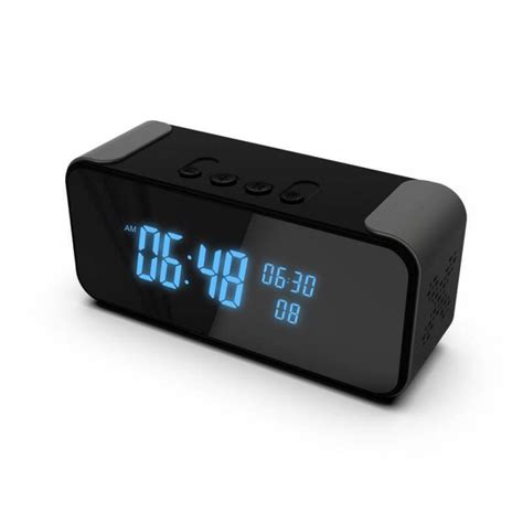 Wireless Clock Camera K Bluetooth Speaker Recorder With WIFI Ghz