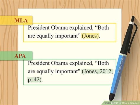 Ways To Cite A Speech WikiHow