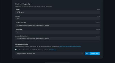 how to deploy a smart contract to polygon zkevm testnet