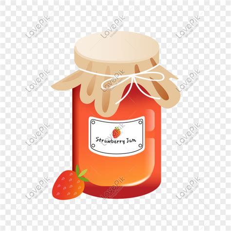딸기 잼 Png 일러스트 무료 다운로드 Lovepik