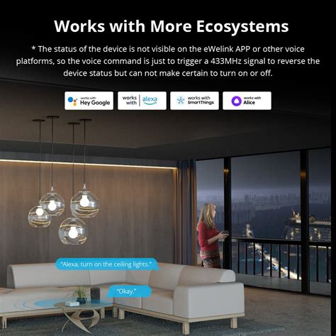 Sonoff rf bridge wifi 433 mhz ersättning smart hom Grandado