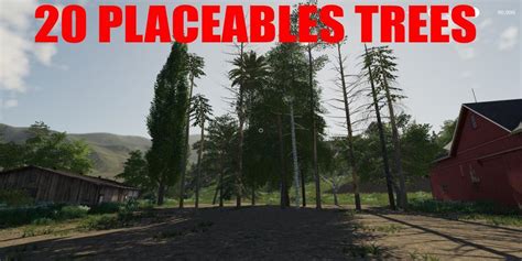 TREES PACK V GamesMods Net FS FS ETS Mods
