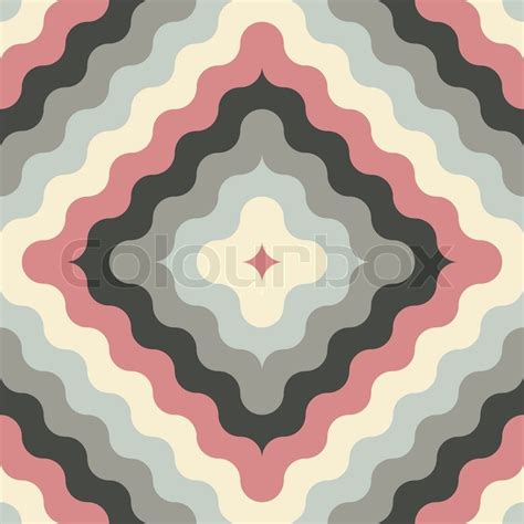 Abstract Retro Geometric Seamless Stock Vector Colourbox