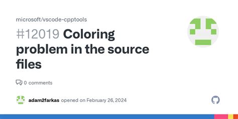 Coloring Problem In The Source Files · Issue 12019 · Microsoftvscode Cpptools · Github