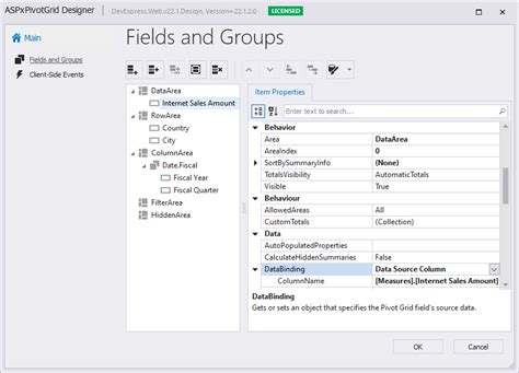 Lesson Bind A Pivot Grid To An Olap Cube Asp Net Web Forms Controls Devexpress Documentation