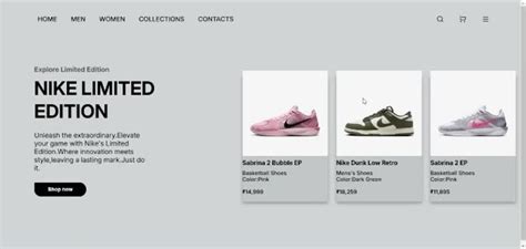 Webdevelopment Html Css Nikeclone Frontend Learningbydoing Deep