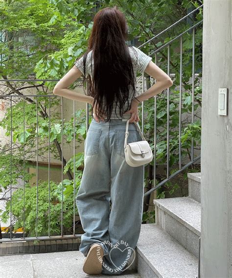 Ootj 룩스 메가 데님 와이드 롱 팬츠 One Color 2 Size 에이블리