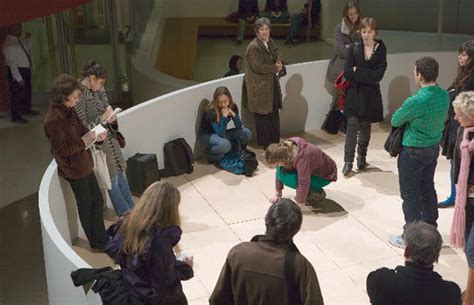 For Another Piece She Masturbated At The Guggenheim Underneath The Floor That An Audience