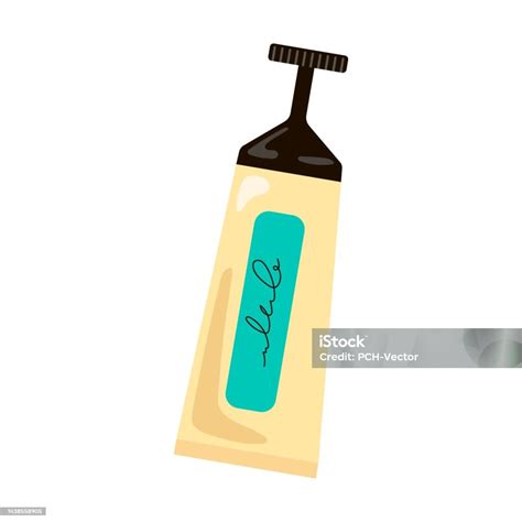 스킨케어 핸드 크림 피부와 모발의 아름다움을 위한 스파 제품 화장품 병의 벡터 그림입니다 흰색으로 분리된 만화 로션 크림 구도에 대한 스톡 벡터 아트 및 기타 이미지