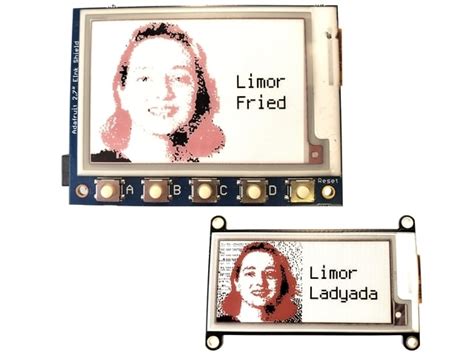 Example A Single Bitmap Quickstart Using Adafruit Einkepaper