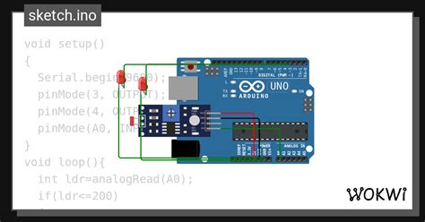 Ldr Wokwi Esp32 Stm32 Arduino Simulator