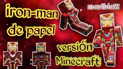Minecraft Iron Man Papercraft