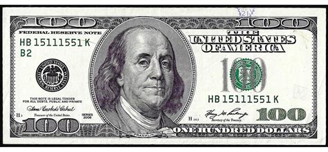 2006 100 Federal Reserve Note Binary Serial Number