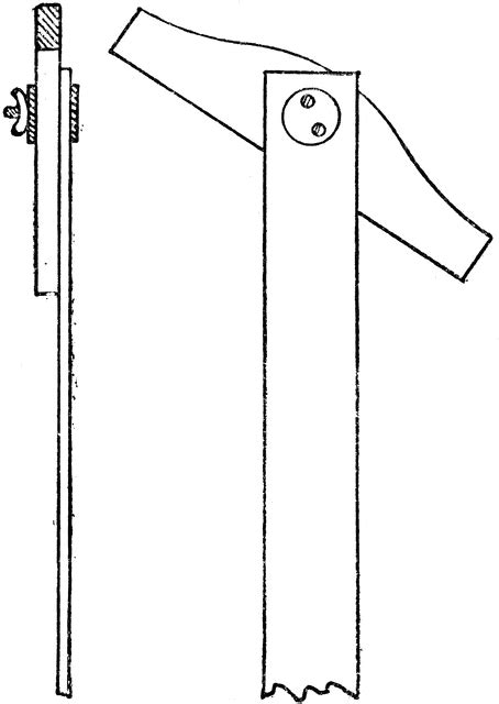 Taper Head Adjustable T Square Side And Front View ClipArt ETC