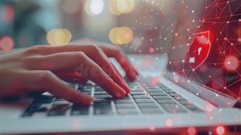 Hands Typing On Laptop Ai Generated Stock Image Image Of Innovation Professional 373241541