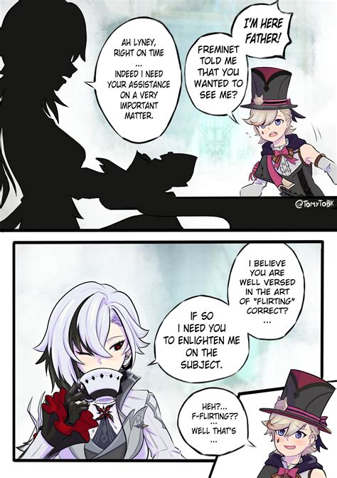 Arlecchino And Lyney Genshin Impact Drawn By Tomytobk Danbooru