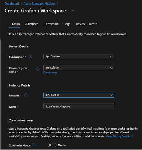 azure managed grafana setup with aks roy kim on azure and microsoft 365