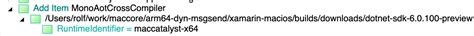 Microsoftnetworkloadmonotoolchain Does Not Get Me The Arm64 Aot