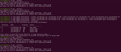 How To Choose The Default Gcc And G Version Ask Ubuntu