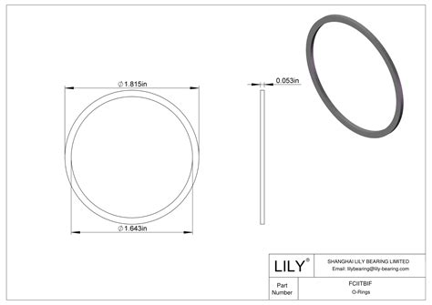 5288t185 O Ring Backup Rings Lily Bearing