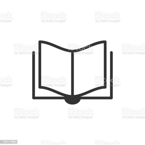 평면 스타일에서 책 교육 아이콘입니다 화이트에 문학 잡지 벡터 일러스트 레이 션 배경 고립 책 종이 비즈니스 개념 검은색에 대한