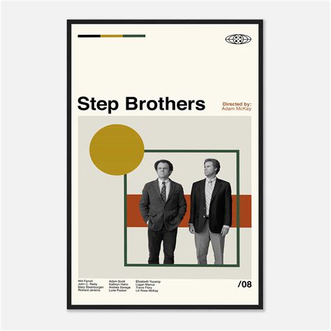 Step Brothers Movie Poster Step Brothers Print Modern Movie Poster
