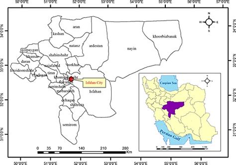 Location Of Isfahan Province In Central Iran This Figure Is Available