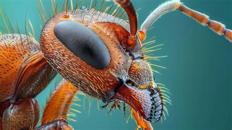 Amazing Close Up Of An Ants Head You Can See The Compound Eyes The