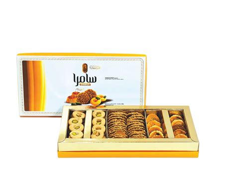 Samra Sweets Nawashif 650g Assorted Box Maamoul Barazek And Ghriba