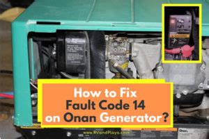 How To Fix Fault Code On Onan Generator Always Works